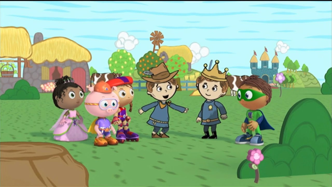 Super Why! The Prince and the Pauper are Going to Switch Houses PAL ...