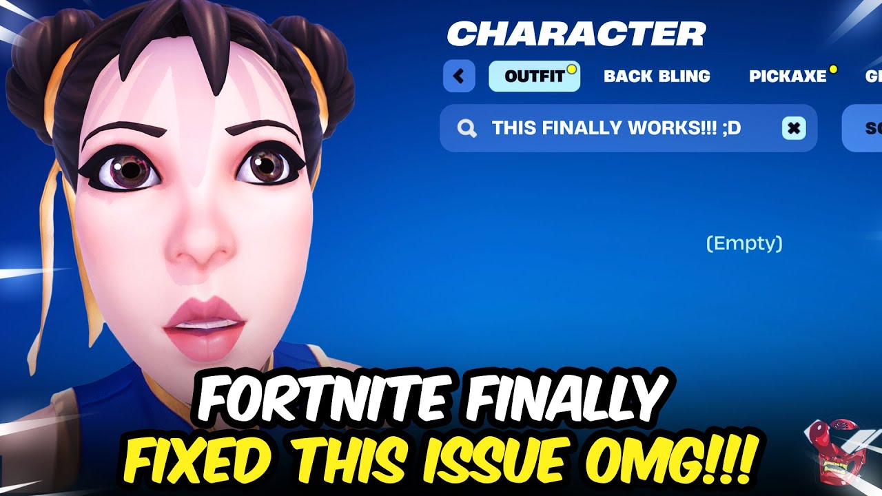 FORTNITE Finally FIXED This ISSUE!! 😭😱 - YouTube