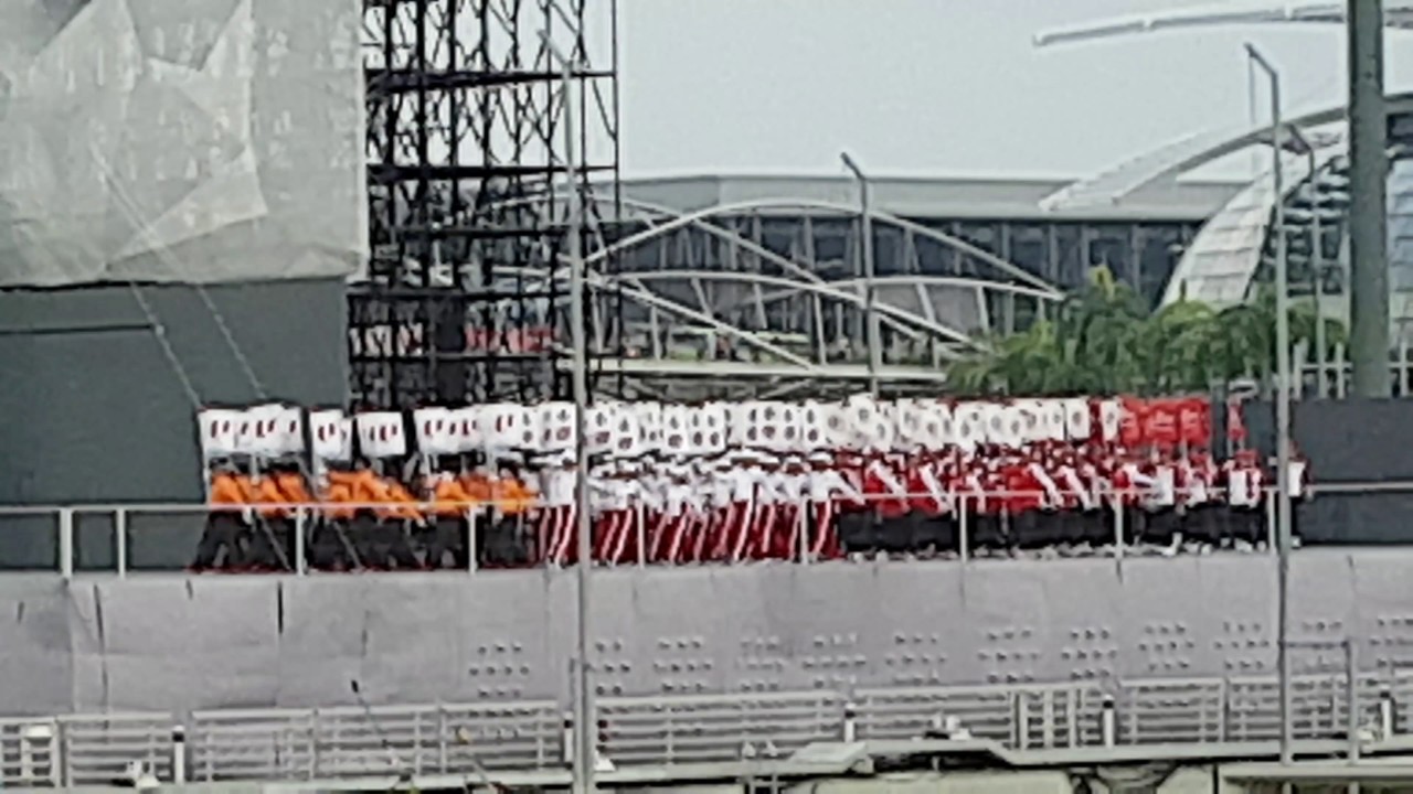 NDP 2017 Supporting Contingent March In - YouTube