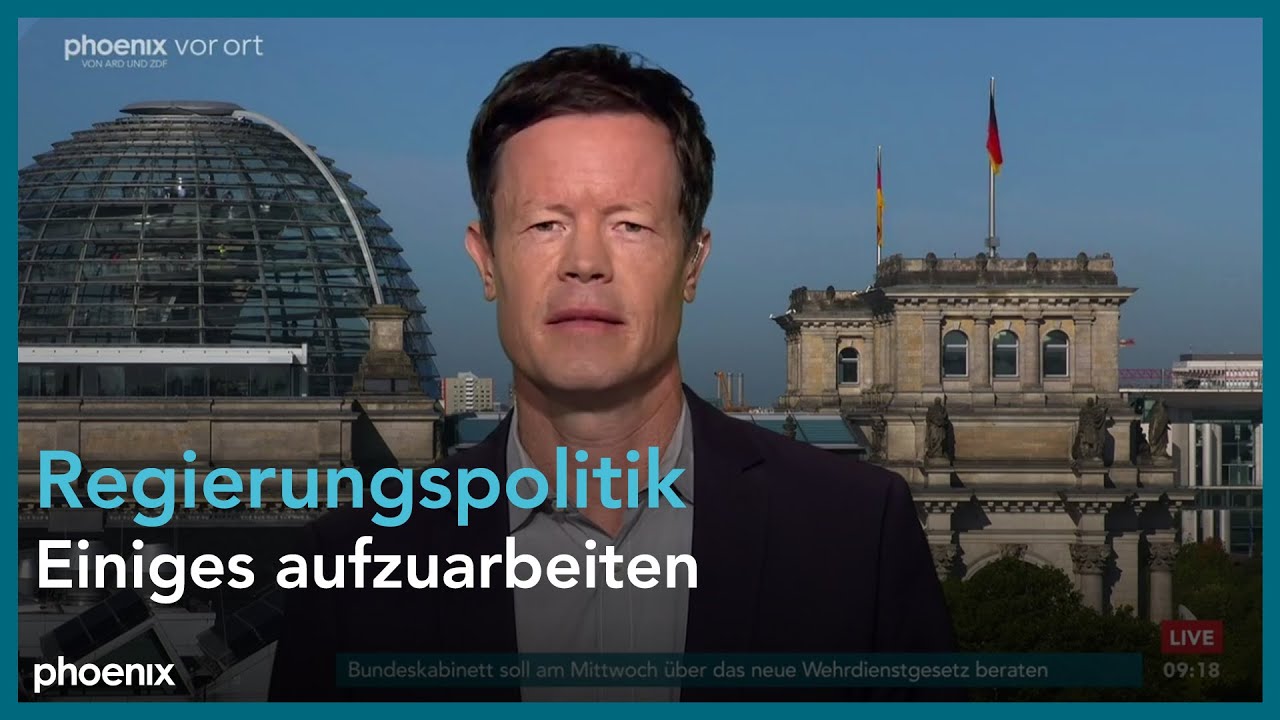 phoenix nachgefragt mit Florian Gathmann zur Regierungspolitik am 26.08 ...