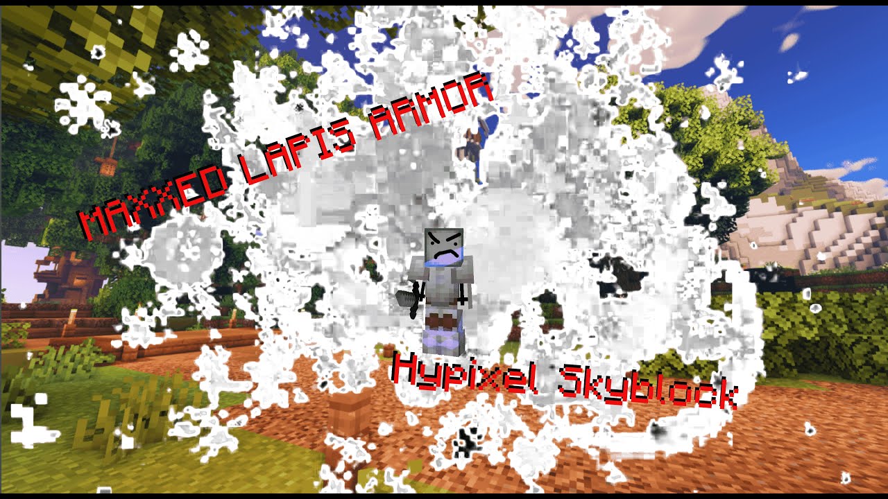 MAXED OUT LAPIS ARMOR (Hypixel Skyblock) - YouTube