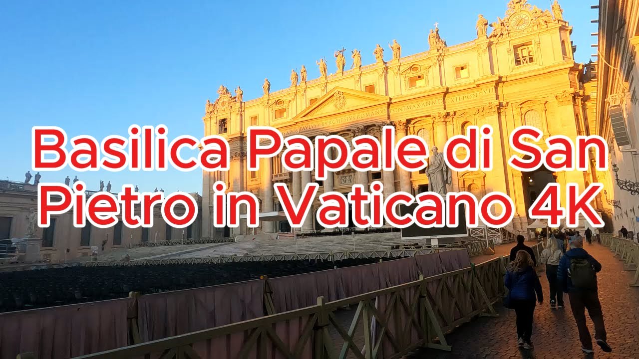 Basilica Papale di San Pietro in Vaticano [4K] - YouTube