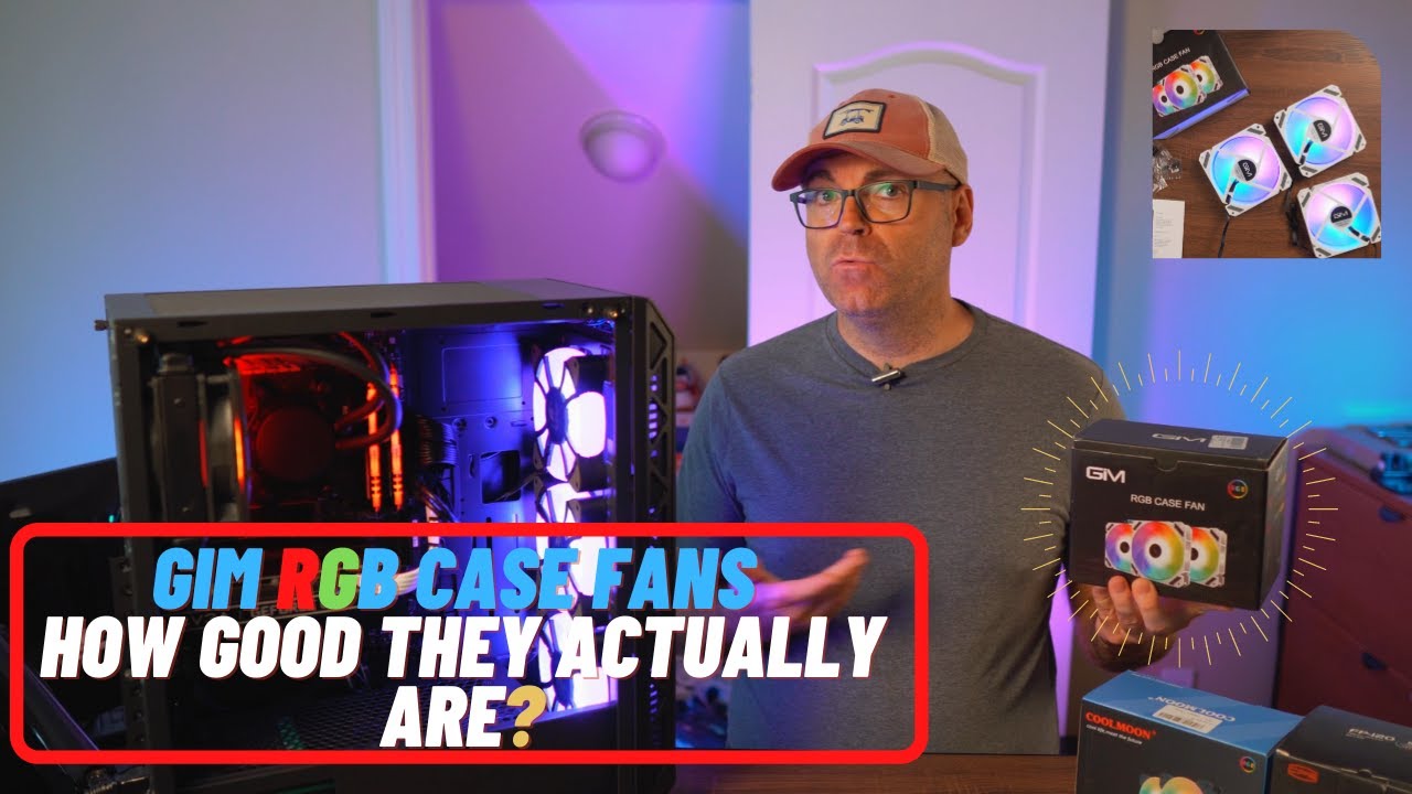 GIM KB-28 RGB Case Fans - RGB Don't Have To Be Expensive! - YouTube