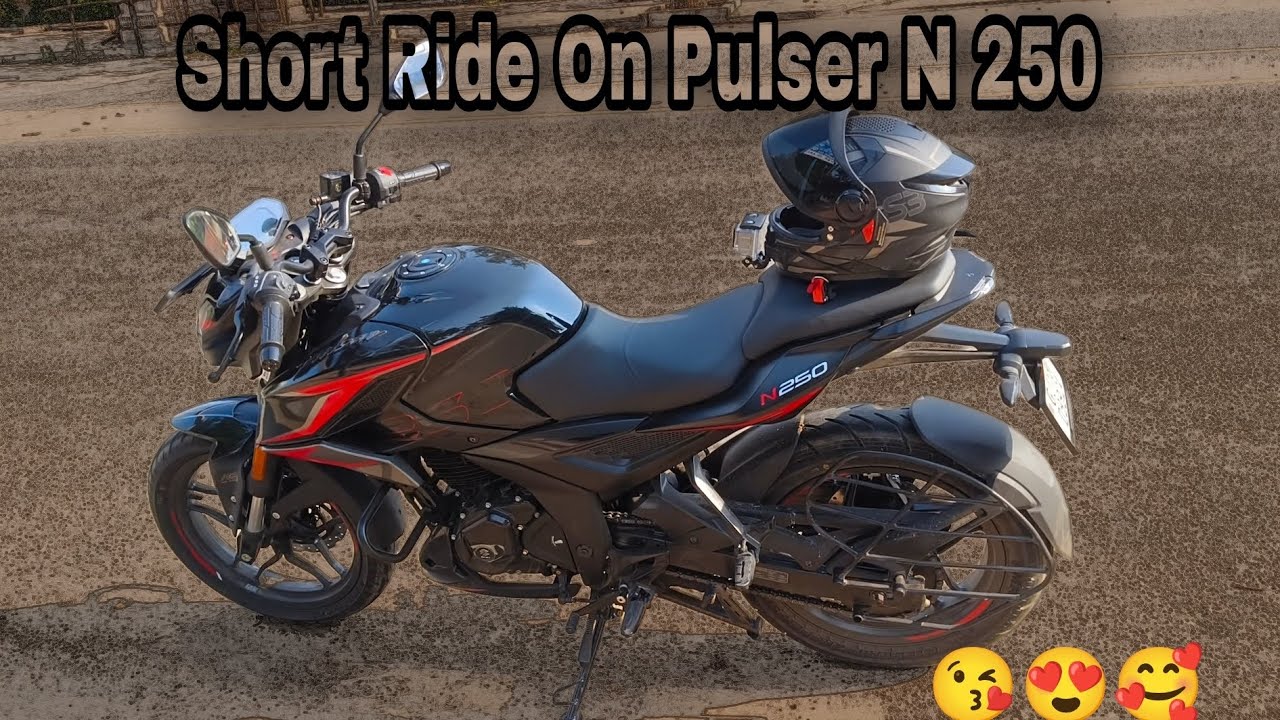 Short Ride On Pulser N 250 #new #vlog #pulserlover #rider #motovlog # ...