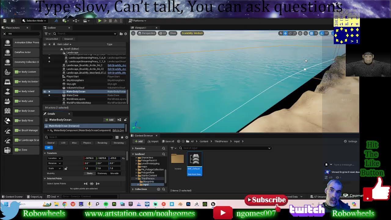 Unreal Engine 5 level design, day 1 - YouTube