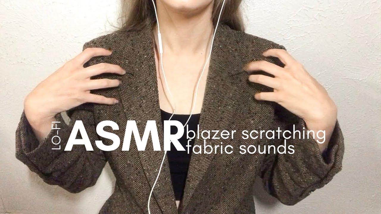 ASMR Shirt Brushing and Scratching With Long Nails #2 // soft fabric ...