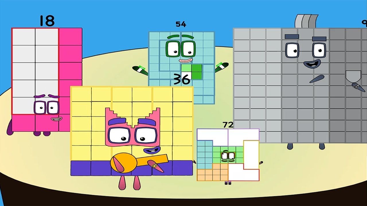 Numberblocks Animations!Numberblocks Band But Eighteens - YouTube