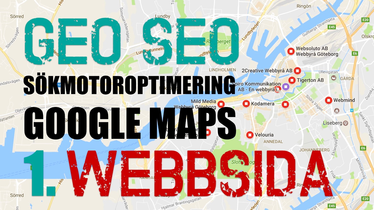 Geo Seo | Sökmotoroptimering av Google Maps | 1. Hemsida | WeeMedia ...