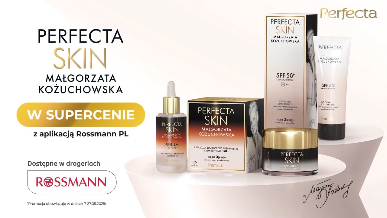 PERFECTA SKIN MAŁGORZATA KOŻUCHOWSKA w SUPERCENIE z aplikacją Rossmann ...