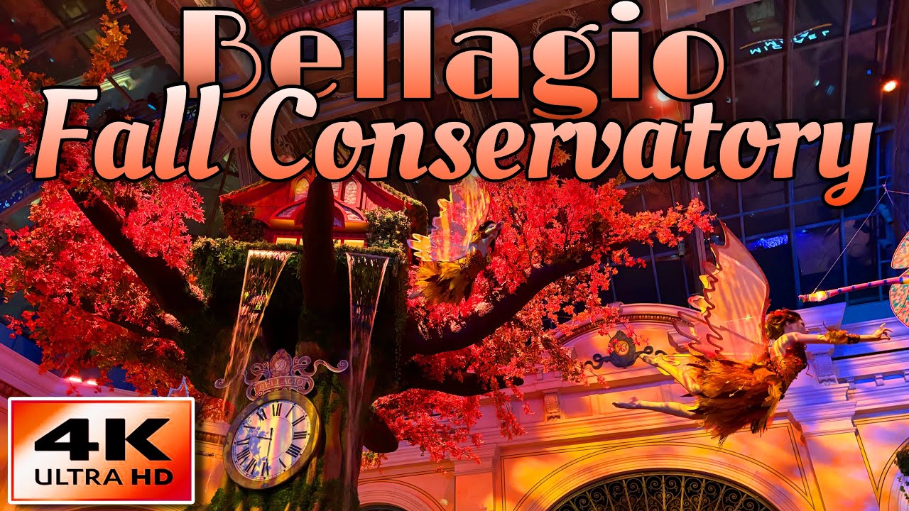 Bellagio Fall Conservatory Walkthrough (4k) - YouTube