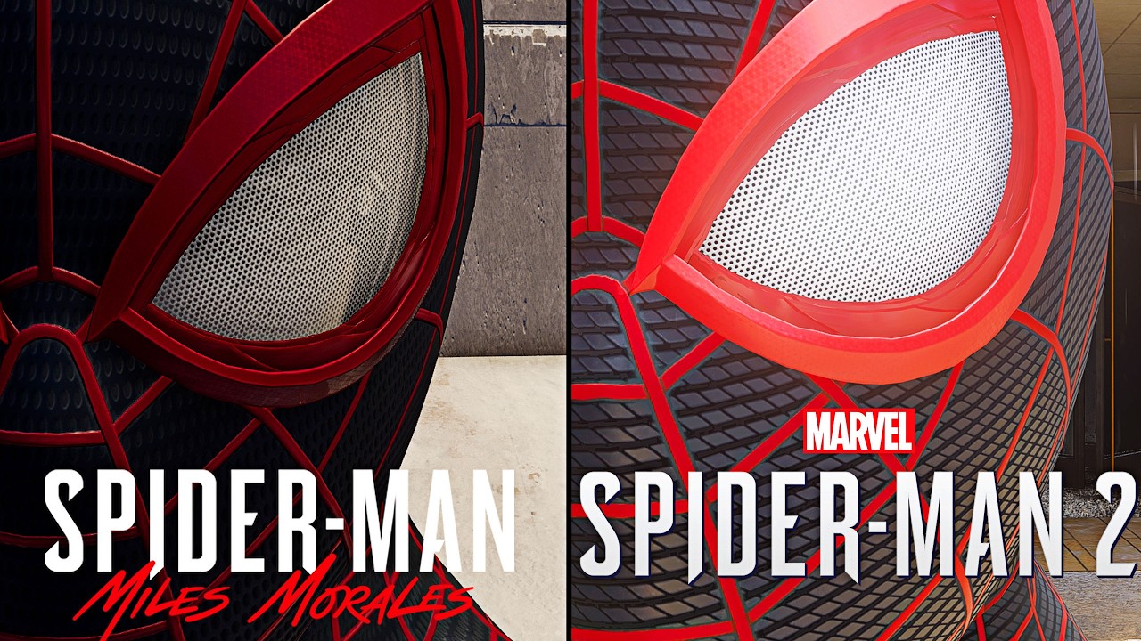 Marvel's Spider Man Miles Morales Vs Miles Marvel's Spider Man 2 ...