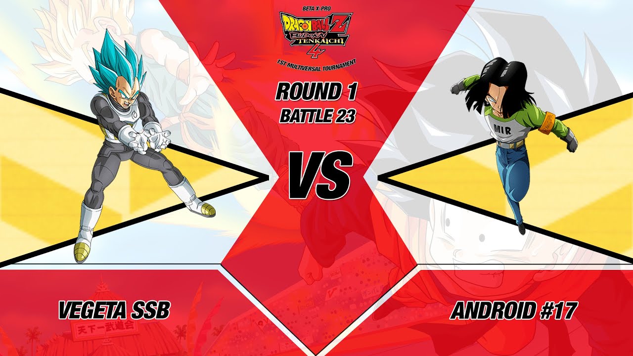 VEGETA SSB VS ANDROID #17 / ROUND 1 / DRAGON BALL Z BUDOKAI TENKAICHI 4 ...