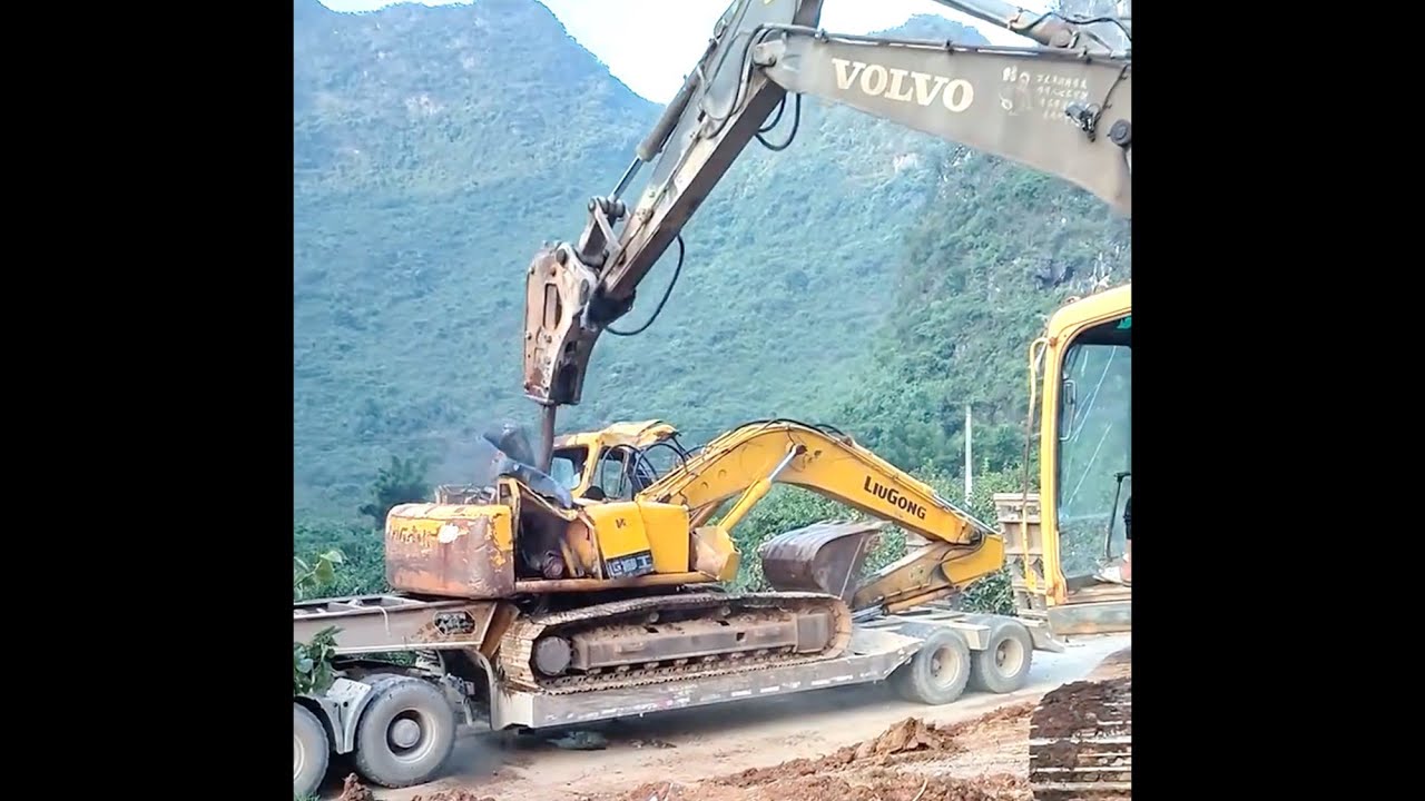 Heavy Machinery working video win【E9】—Pure sound compilation of Crane ...