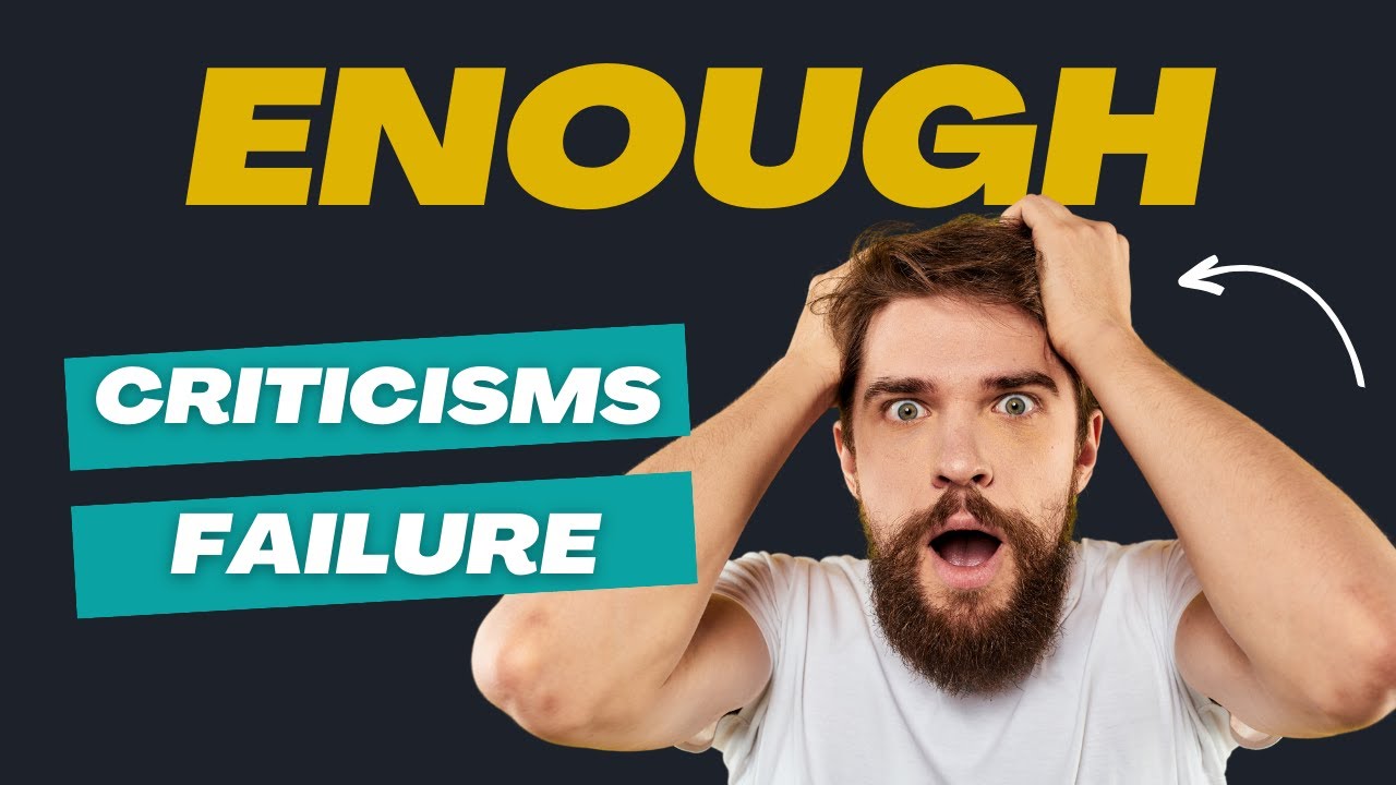 How to deal with Criticism and Failure? - YouTube