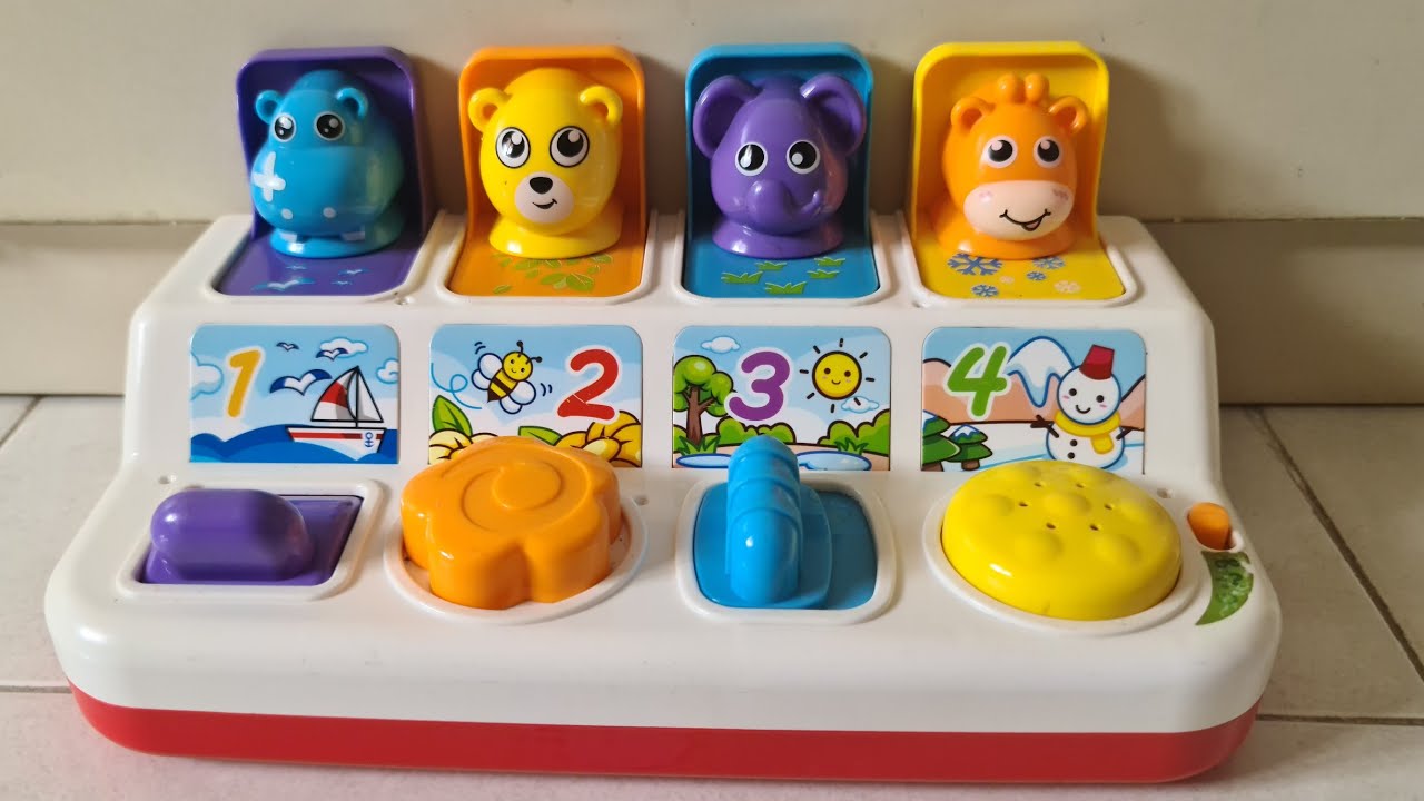 Think Gizmos Interactive Pop Up Activity Toy For Babies and Toddlers ...