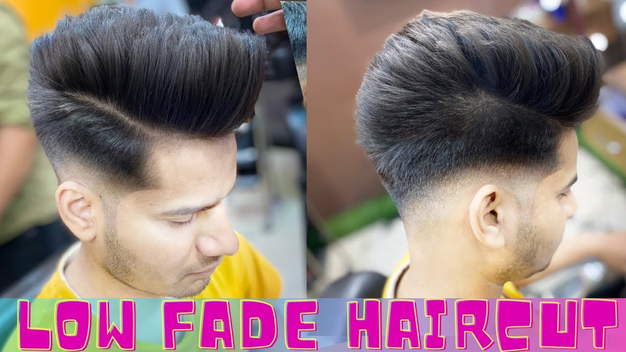 low fade haircut two side hairstyle full tutorial video 2023 1 - YouTube