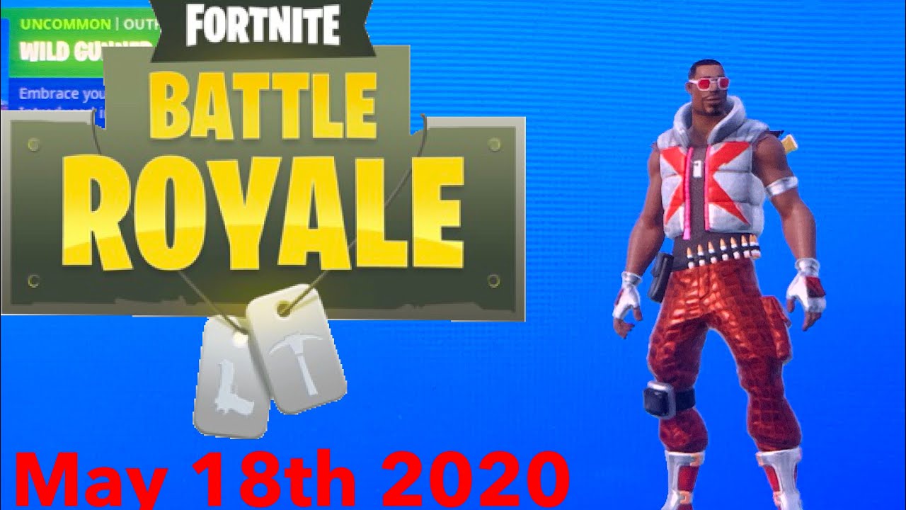 NEW WILD GUNNER SKIN!!! (Fortnite Item Shop May 18th 2020) - YouTube