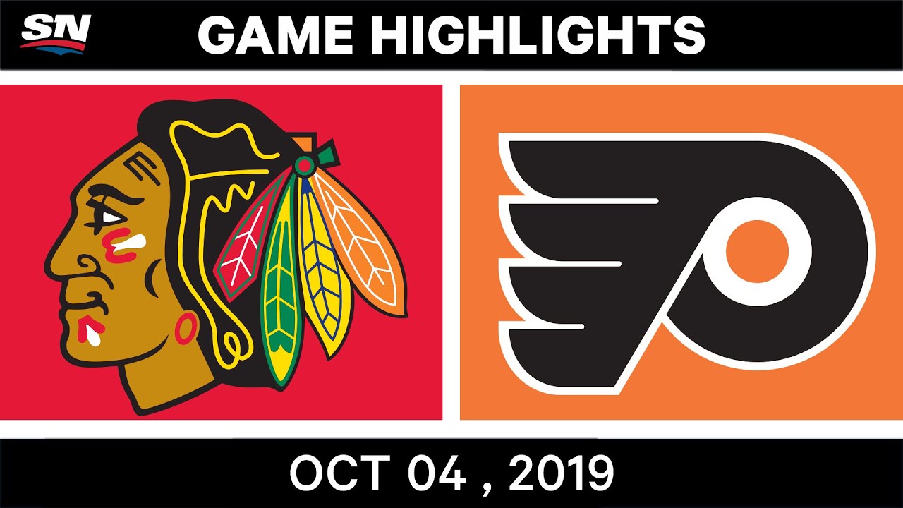 NHL Highlights | Blackhawks vs. Flyers – Oct. 04, 2019 - YouTube