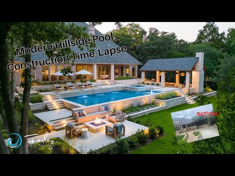 Pool Backyard Buildings The Process Of Building A Pool On Nantucket