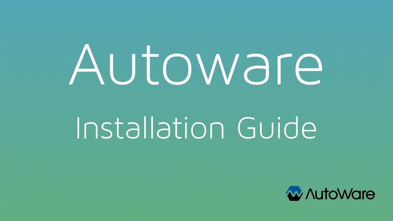 Autoware Installation Guide - YouTube
