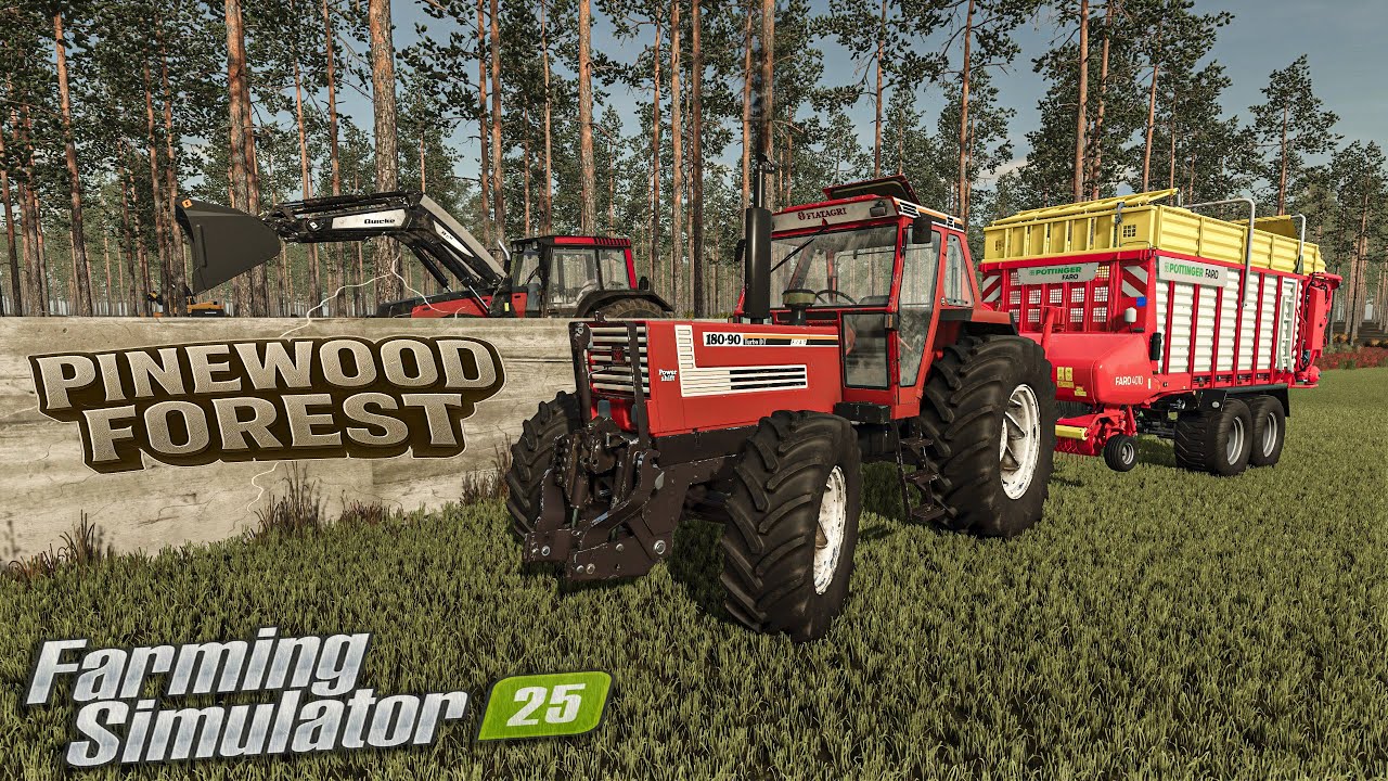 1 Year Timelapse in Pinewood Forest | FS25 Logging & Farm After 1700 ...