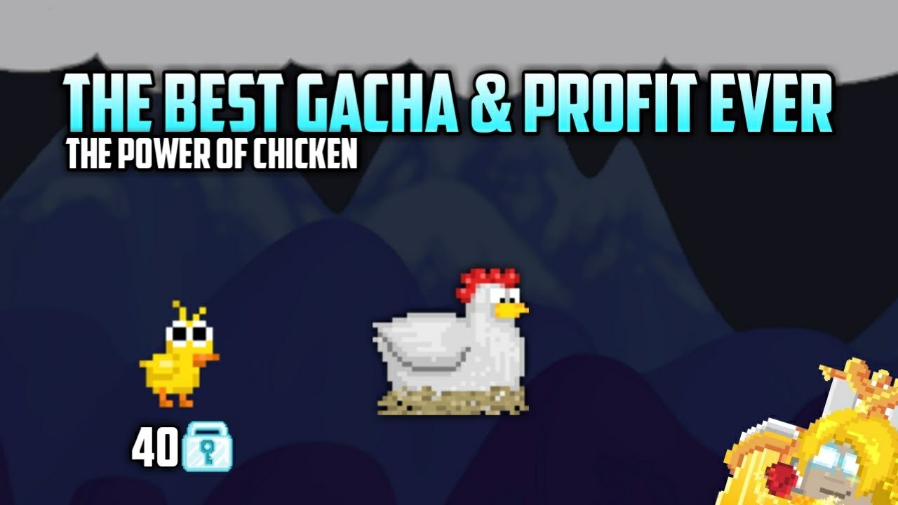 Profit + Gacha In ONE!! The Power Of Chicken Gacha - Growtopia 2024 ...