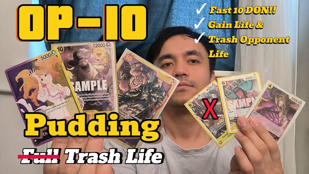OP-10 Pudding - Full Trash Life / One Piece TCG Deck - YouTube