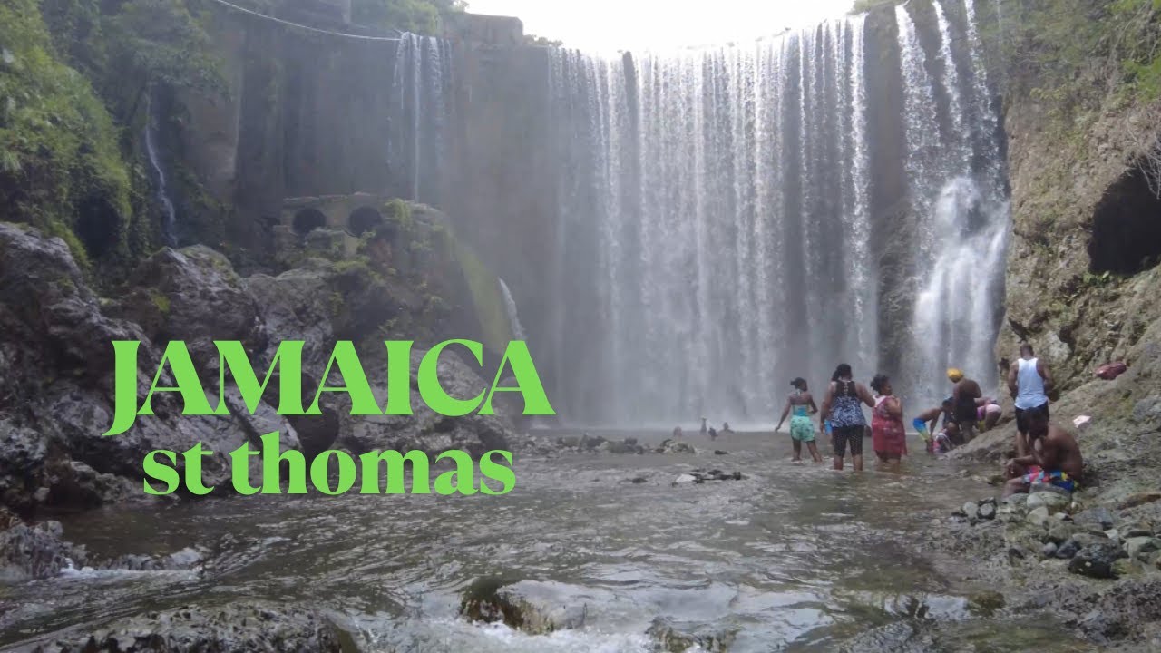 Reggae Falls in ST Thomas Jamaica is PURE MAGIC in 4k before hurricane ...