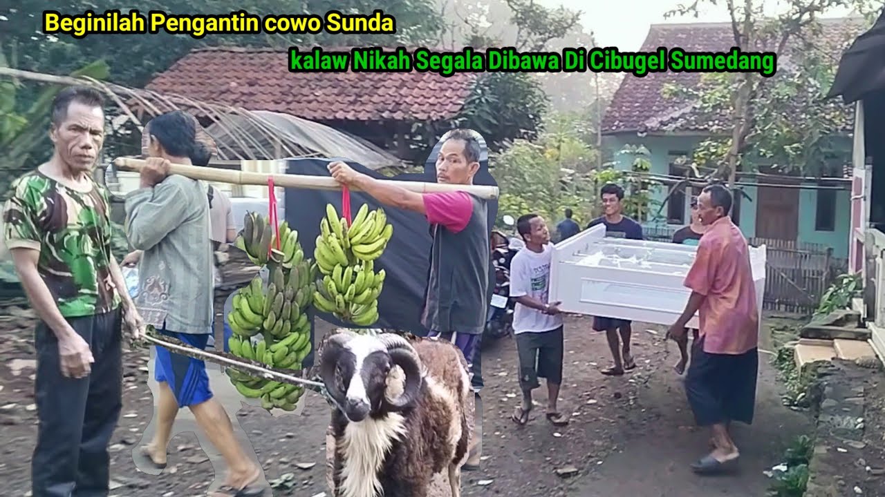 Hajatan Pernikahan Di Kampung Kaya Jaman Dulu Persiapan Jajap Pengantin ...