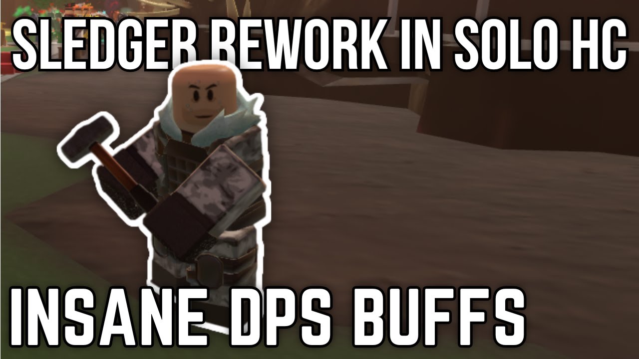 OP REWORKED SLEDGER IN SOLO HARDCORE | Tower Defense Simulator Roblox ...