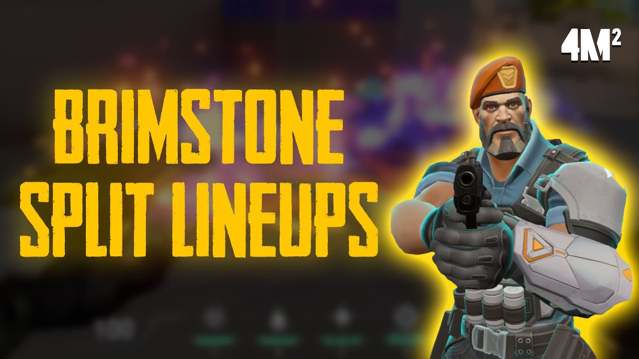 BRIMSTONE SPLIT LINEUPS | VALORANT - YouTube