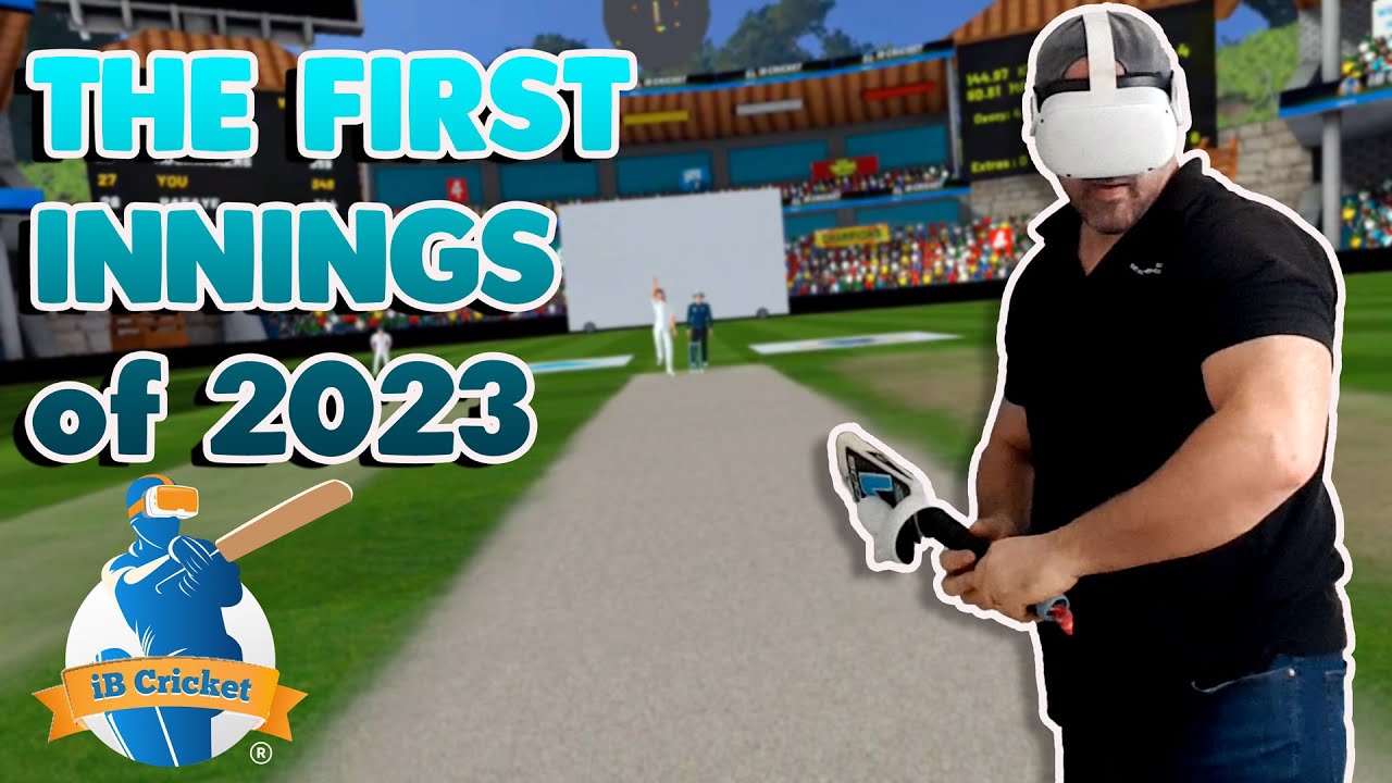 iB Cricket | My First Innings of 2023 on the Meta Quest | It's great to ...