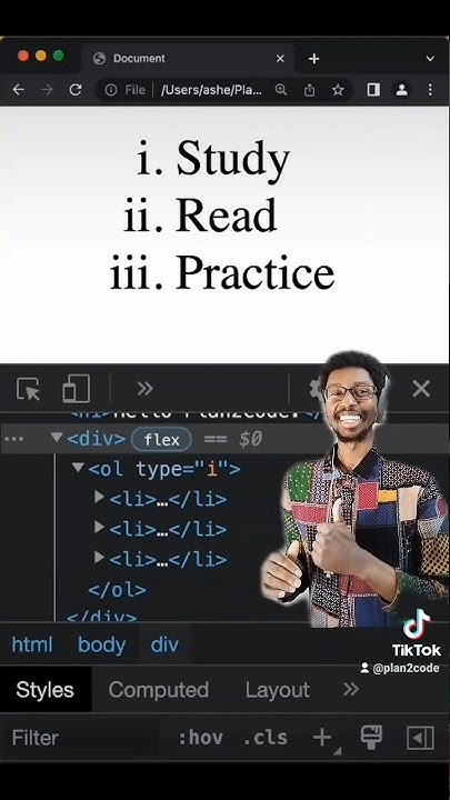 Did you know? HTML Roman Numeral Ordered List #SoftwareEngineer #WebDeveloper #HTML #Code # ...