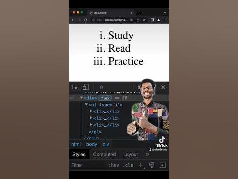 Did you know? HTML Roman Numeral Ordered List #SoftwareEngineer #WebDeveloper #HTML #Code # ...