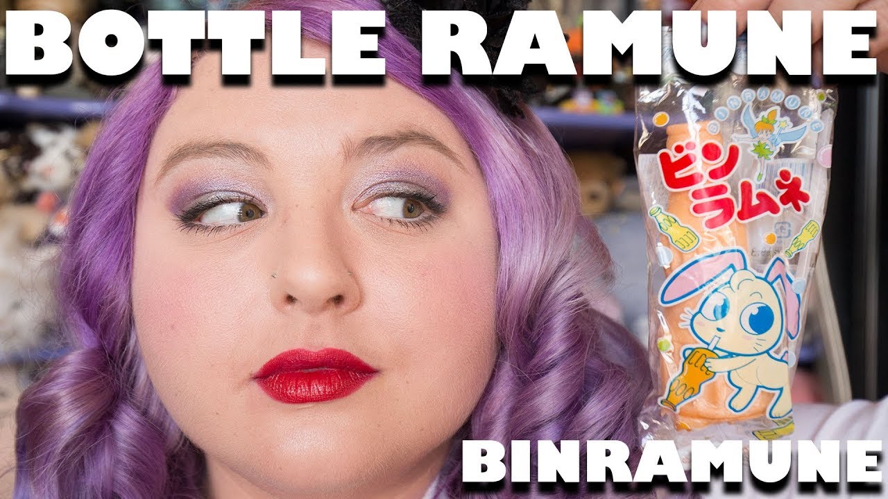 Bottle ramune (bin ramune) - Snack along with Dagashi Kashi - YouTube