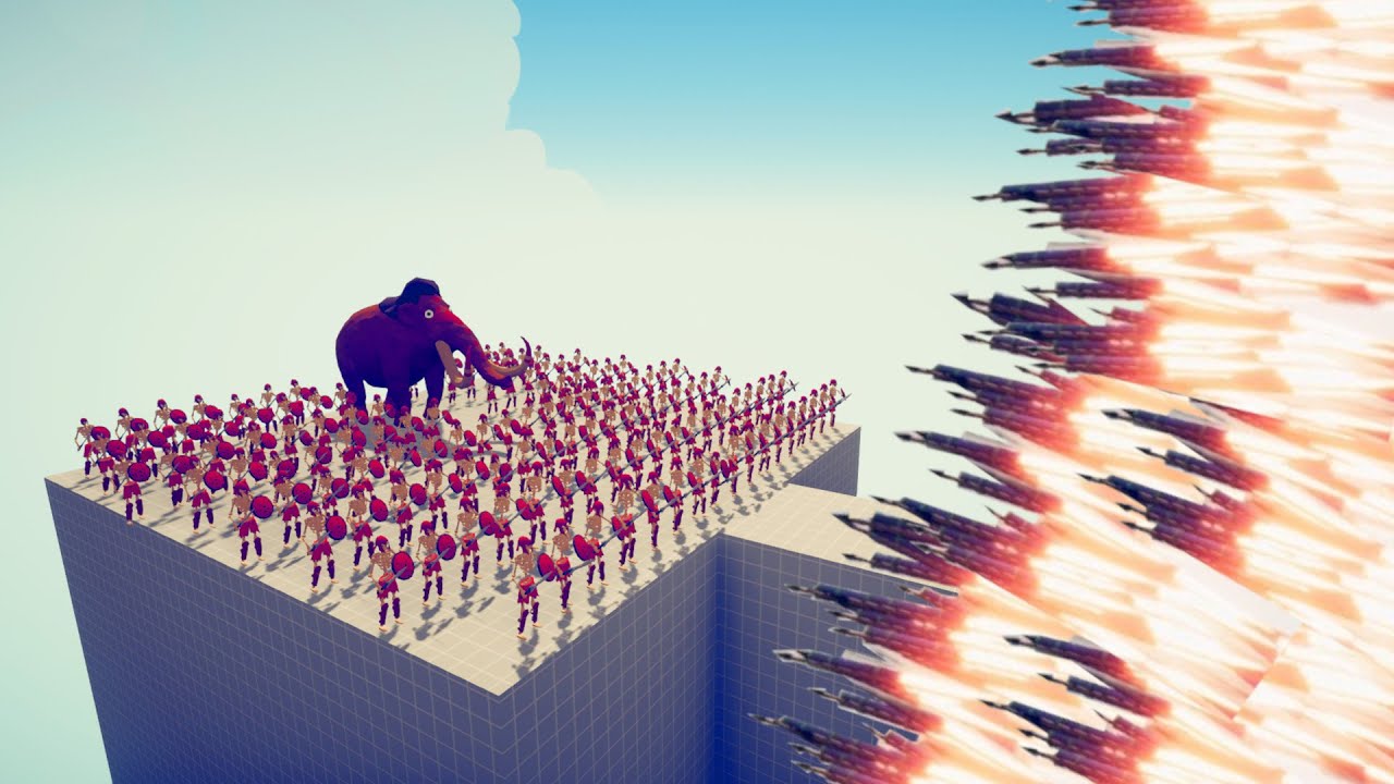 HUGE MAMMOTH + SKELETON ARMY vs. GOD | TABS - Totally Accurate Battle ...