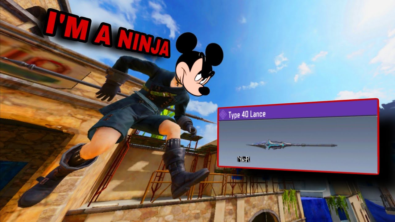 Mickey Mouse Abusing Melee In CODM - YouTube
