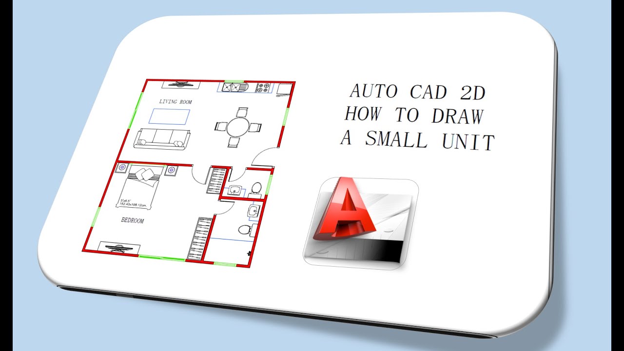 How To Draw a Small Unit_Auto Cad 2D - YouTube
