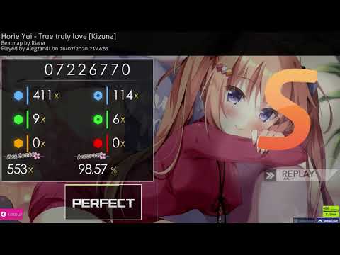 Horie Yui - True truly love [Kizuna] (98.57%) 6.65* - YouTube