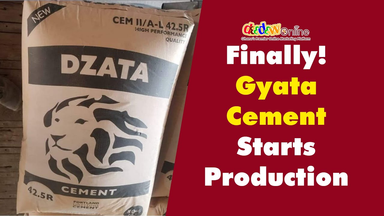 Finally! Gyata Cement Starts Production - YouTube