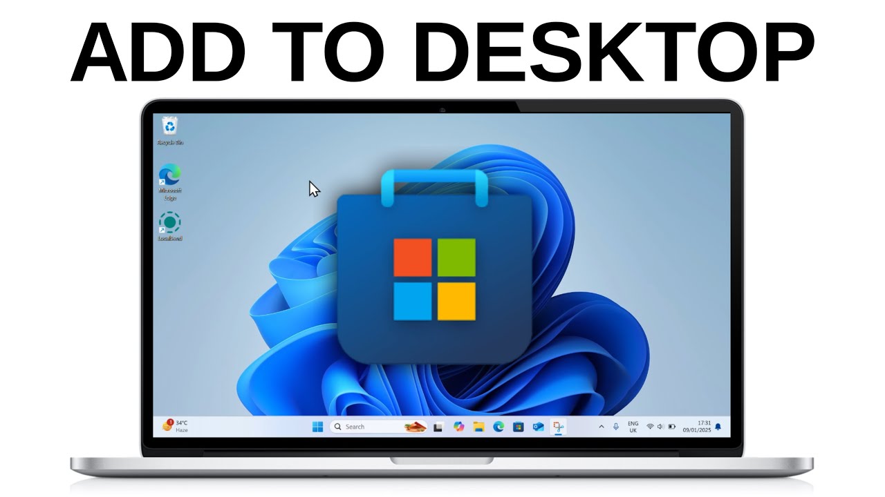 How to Put Microsoft Store App in Desktop on Windows 11 - YouTube
