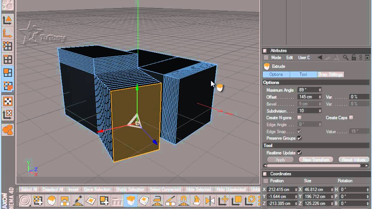 9_1 - Cinema 4D R12 - Modeling - YouTube