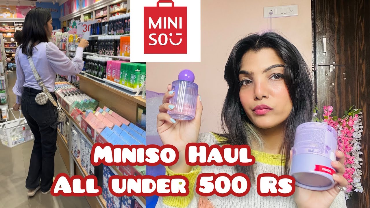 Mini MINISO Haul | Under ₹ 500 | super cute ️ - YouTube