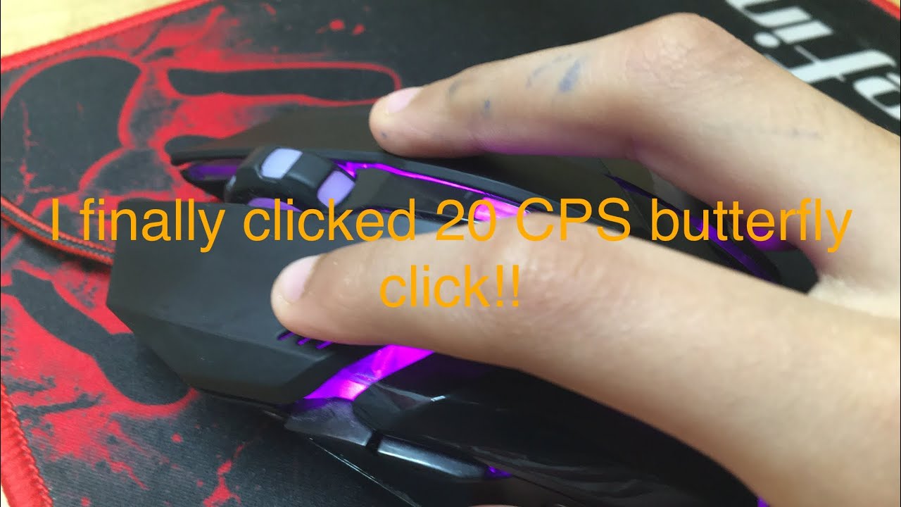 Butterfly clicking 20 CPS!! - YouTube