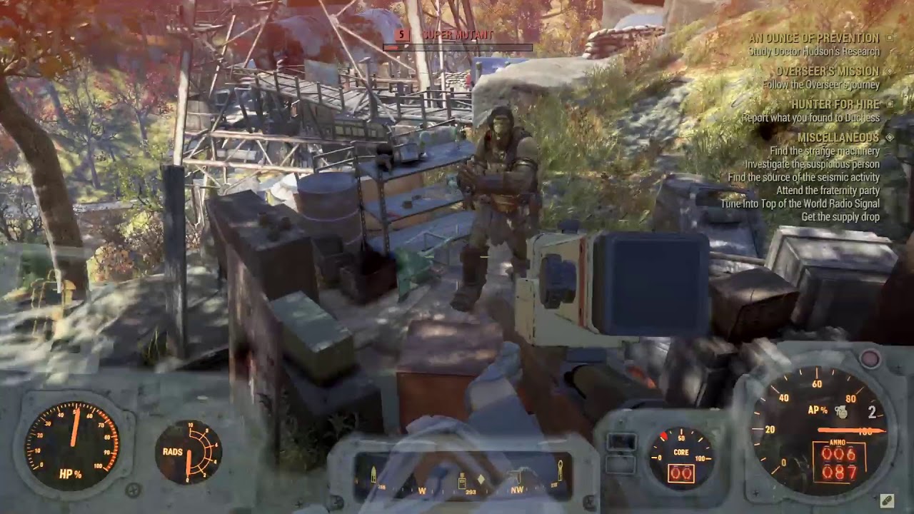 Fallout 76 - Relay Tower HN-B1-12 - Wastelanders - YouTube
