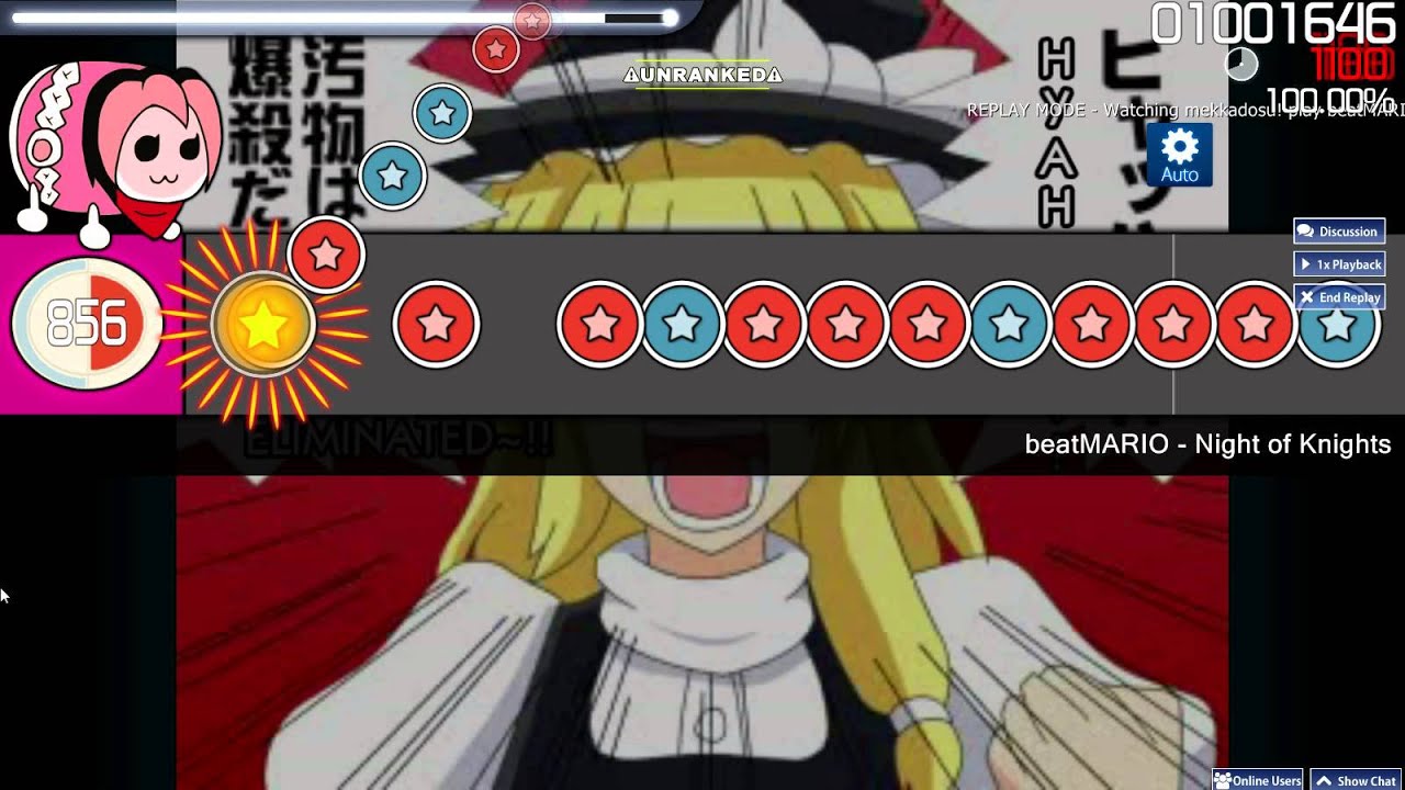 osu! Taiko | Night of Nights - Hardest Difficulty - Auto - YouTube