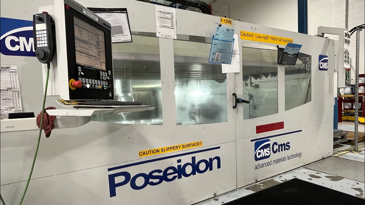 CMS Poseidon 38/100 DB KX5 Z1300 5 Axis High Speed Gantry Mill (2016 ...