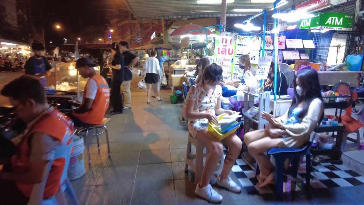 Pattaya Night Market Walking Tour 4K60 | Thailand 2022 - YouTube