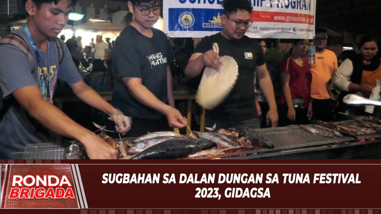 Sugbahan sa dalan dungan sa tuna festival 2023, gidagsa - YouTube