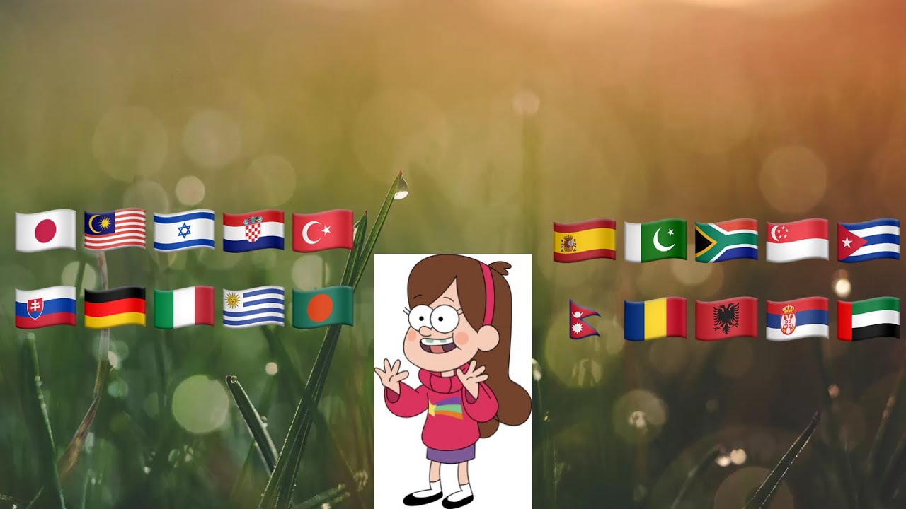 Mable Pines in different Languages meme (Part 1) - YouTube